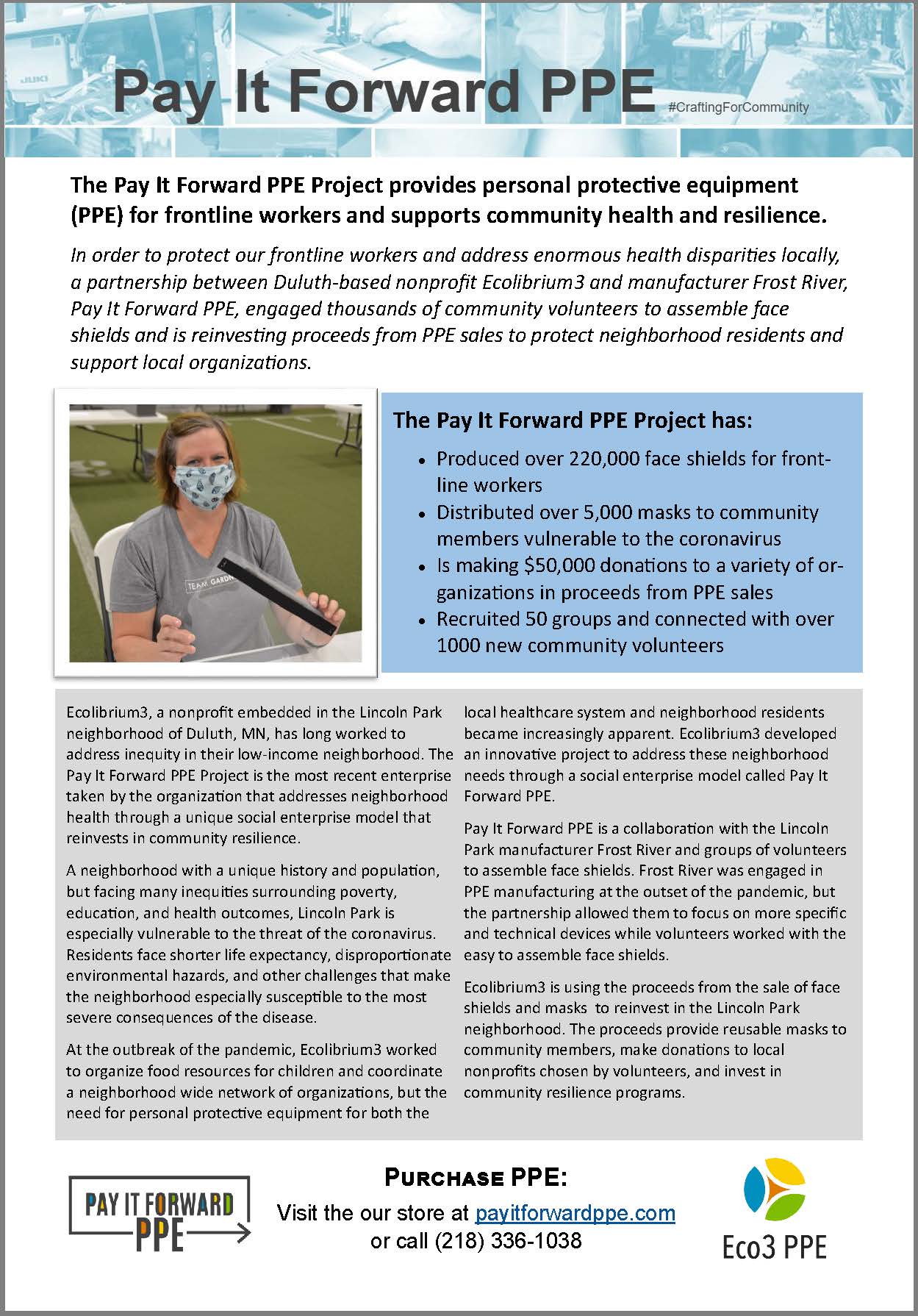 Pay It Forward PPE Project Report